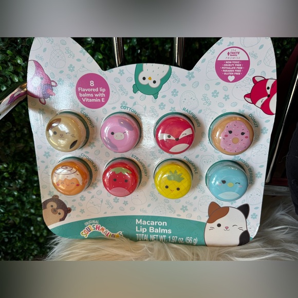 Squishmallows | Makeup | New Original Squishmallow Macaron Lip Balm 8 ...